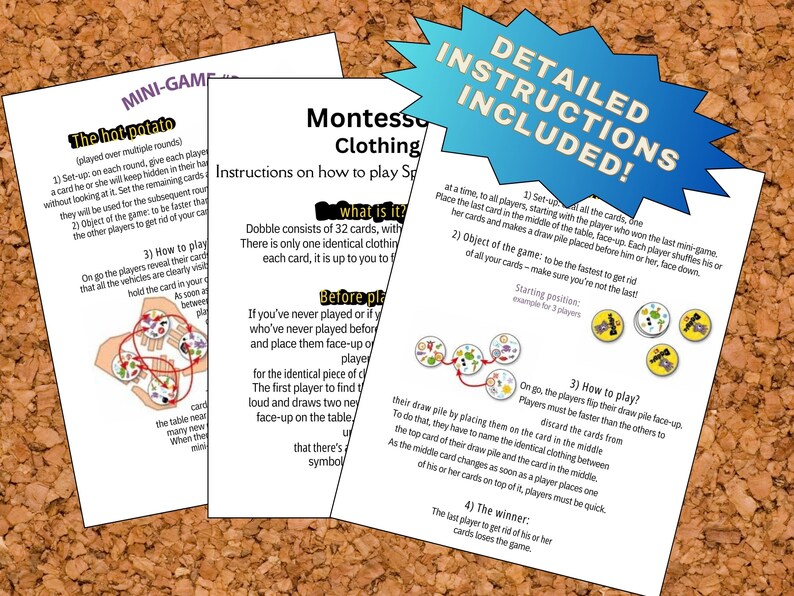 Clothing Dobble / Spot It! - Etsy