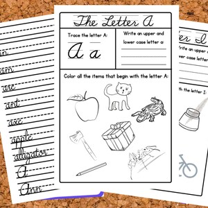 Handwriting Worksheets - Etsy