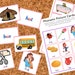 Montessori Pink Series Pictures and Word Cards - Etsy