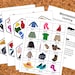 Clothing Dobble / Spot It! - Etsy
