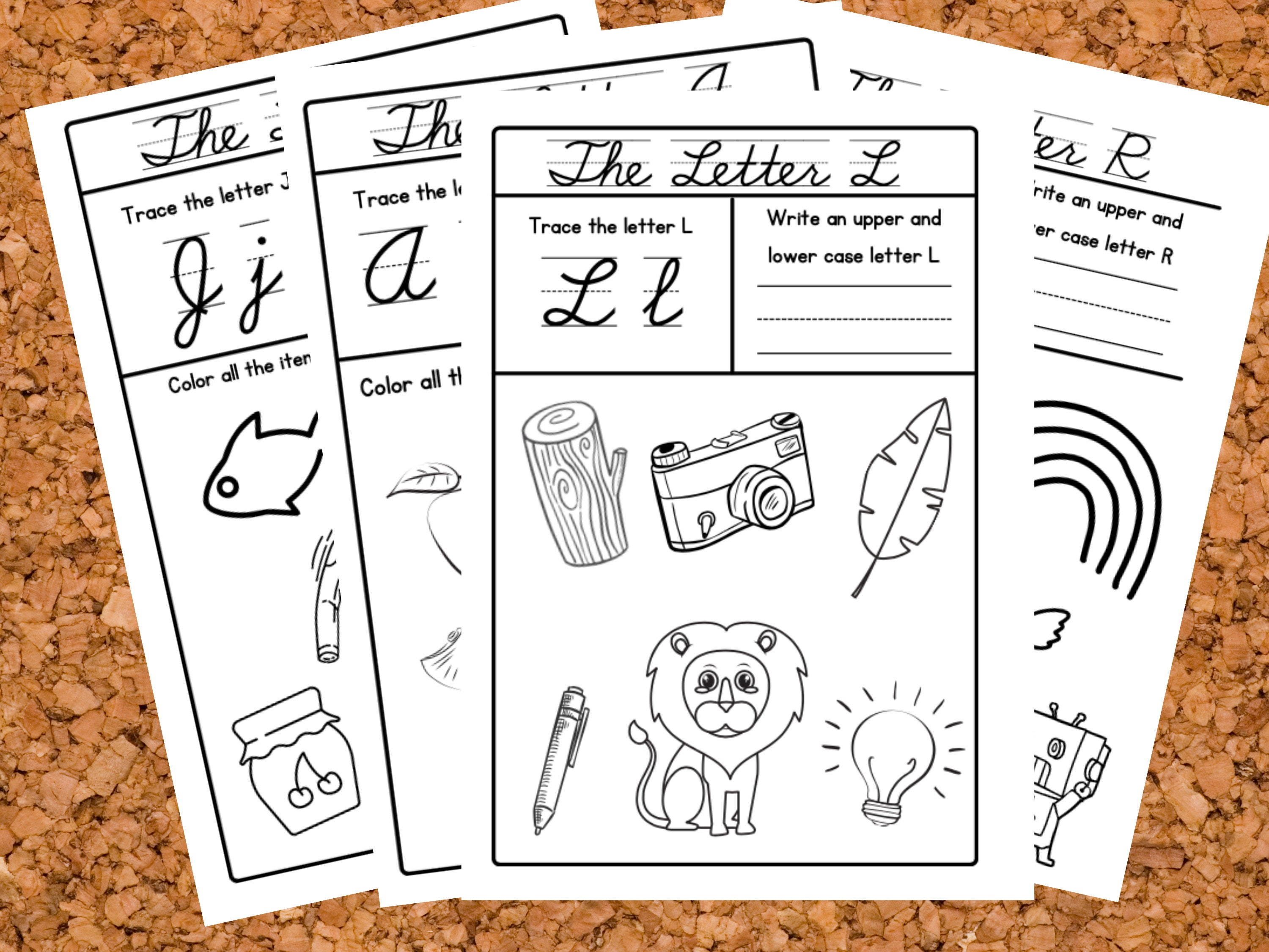 A to Z Handwriting Worksheets | Alphabet Tracing and Letter Recognition ...