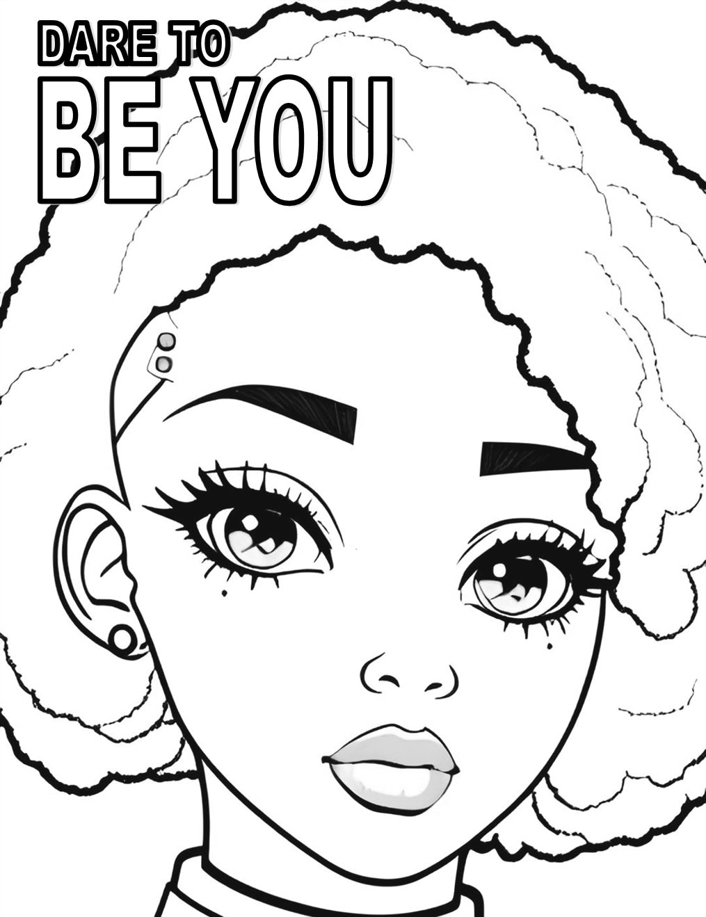 Afrofuturism Kids Coloring Book - Etsy