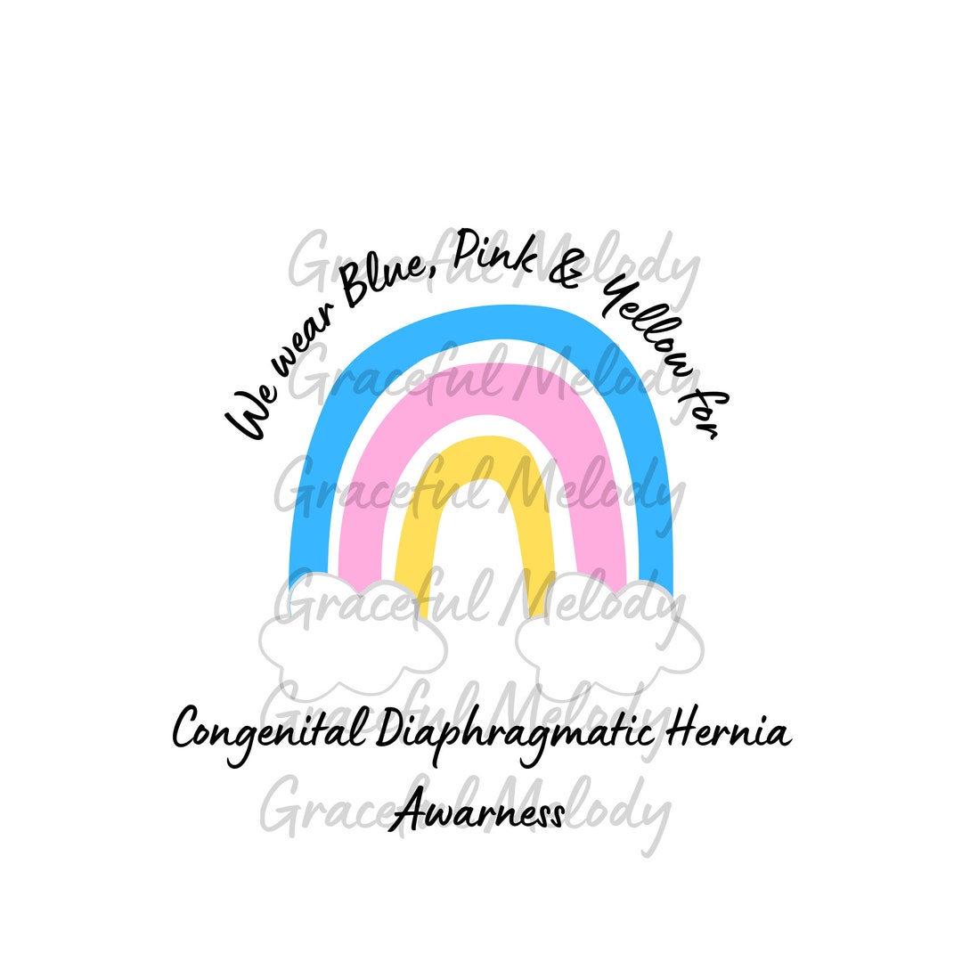 Cdh Awarness Svg/png Congenital Diaphragmatic Hernia- Pack of 4 Designs ...