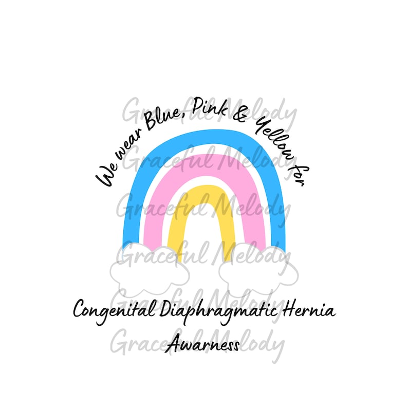 Cdh Awarness Svg/png Congenital Diaphragmatic Hernia- Pack of 4 Designs ...