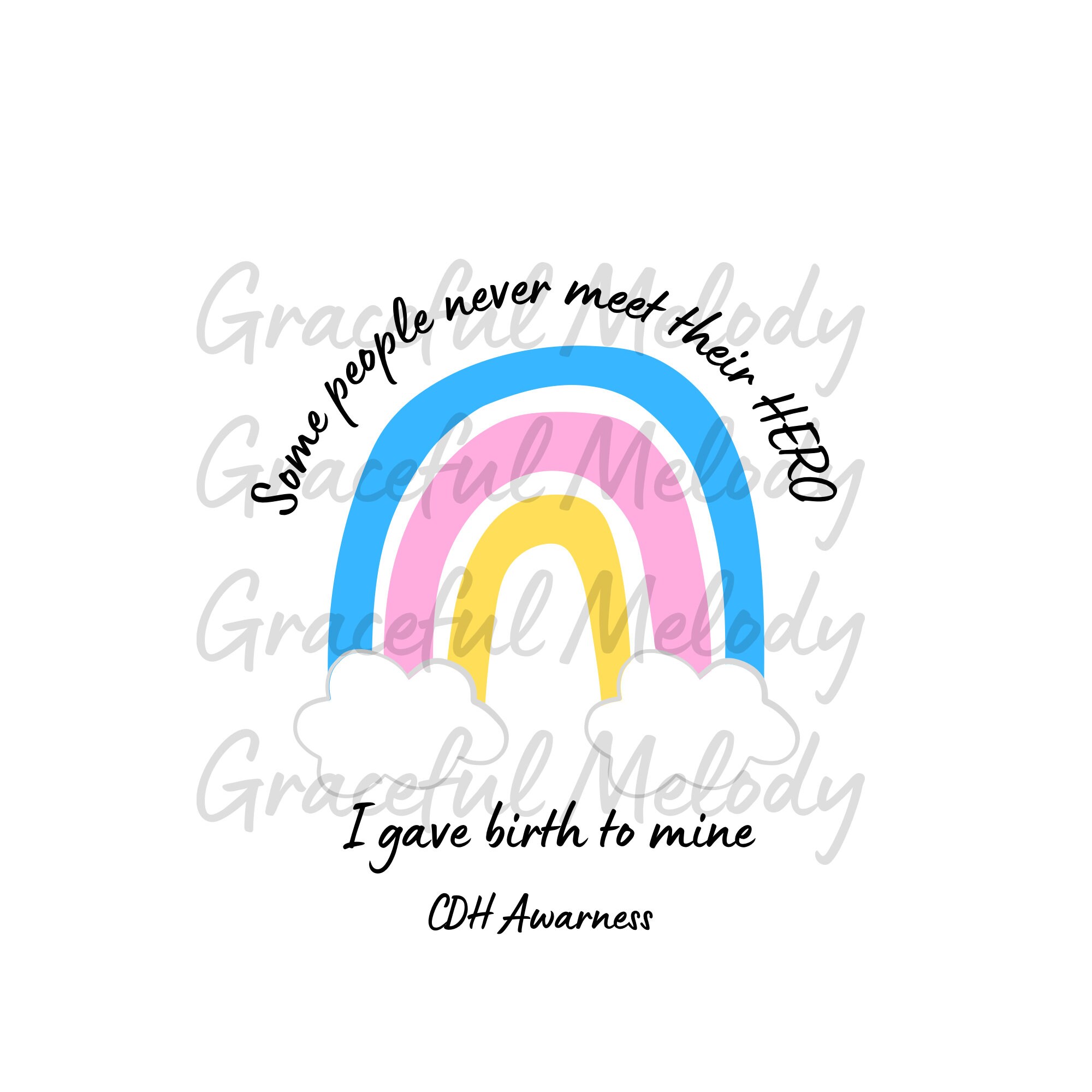 Cdh Awarness Svg/png Congenital Diaphragmatic Hernia- Pack of 4 Designs ...