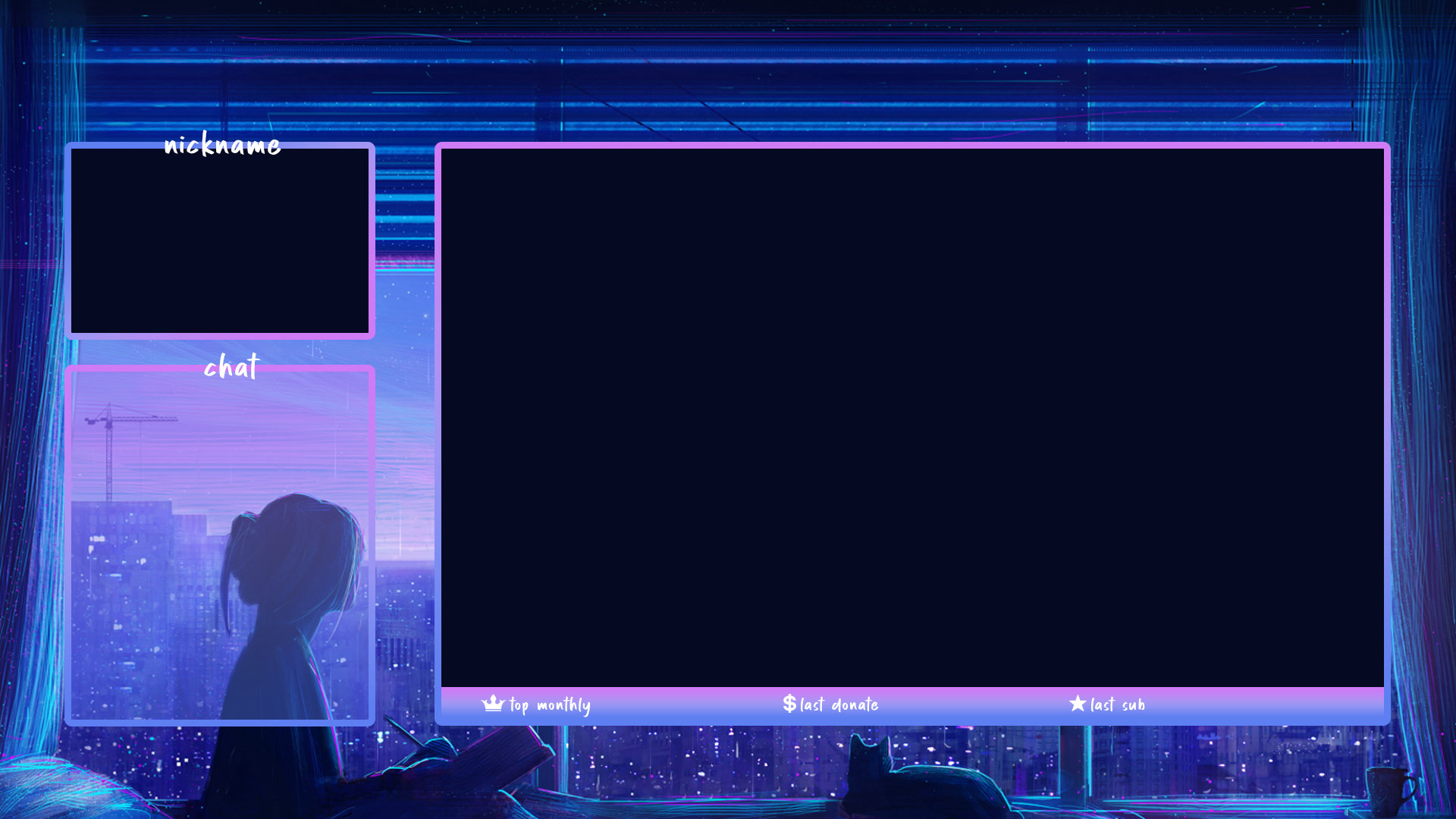 Twitch Stream Overlay Just Chatting and Webcam Frame Blue - Etsy Twitch Stream Overlay Just Chatting and Webcam Frame Blue - Etsy