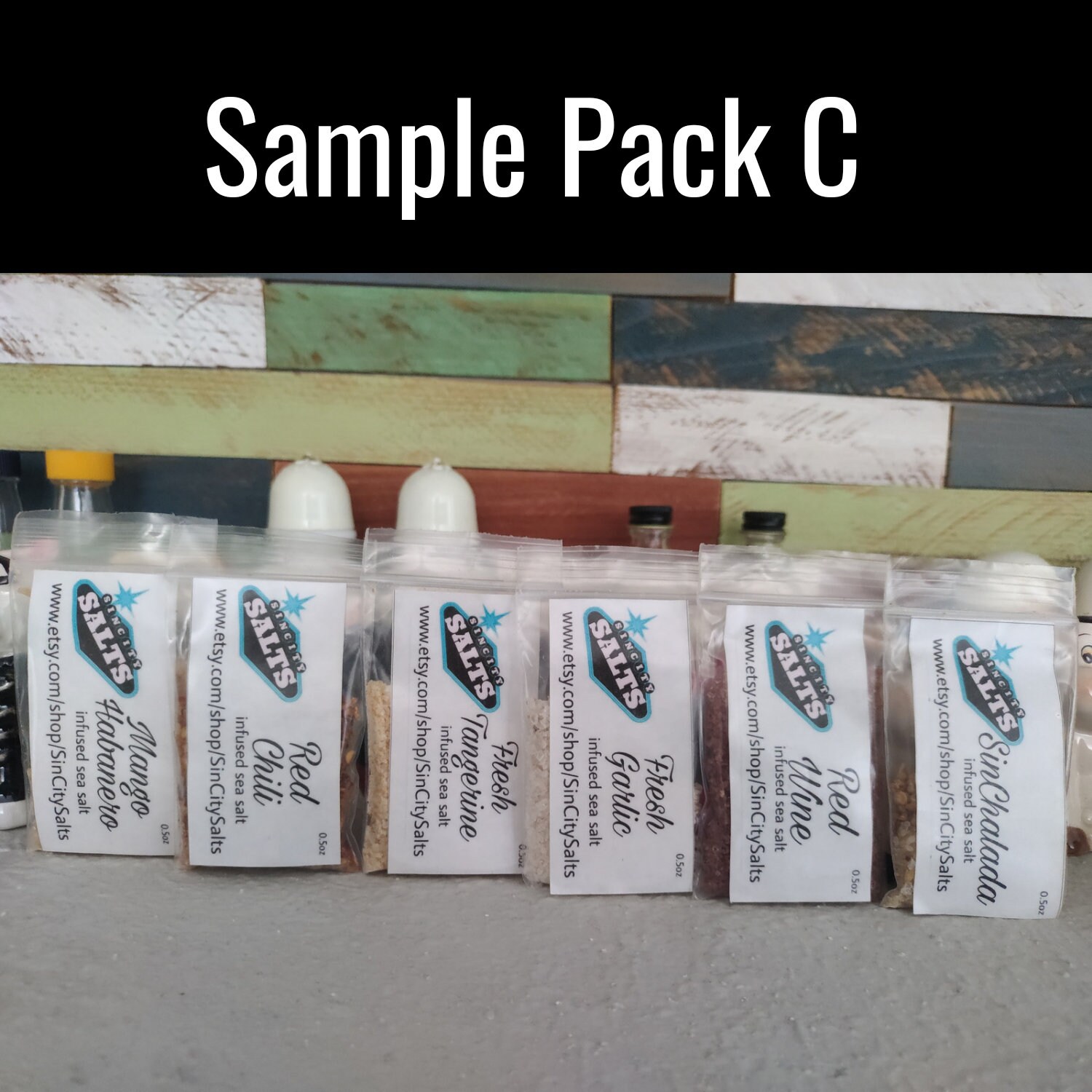 Infused Sea Salts 6pk Samples Flavored Salts Buy Four Get Free Shipping ...