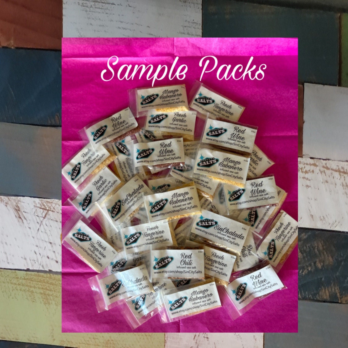 Infused Sea Salts 6pk Samples Flavored Salts Buy Four Get Free Shipping ...