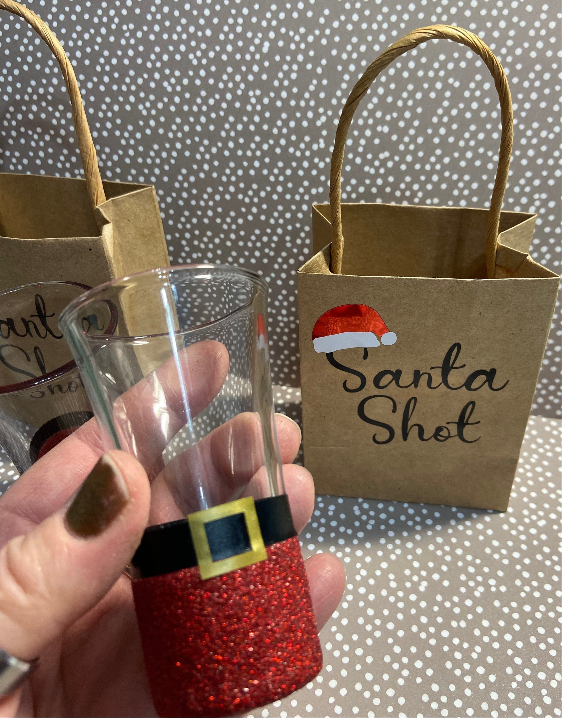 Santa Shot Glasses - Etsy