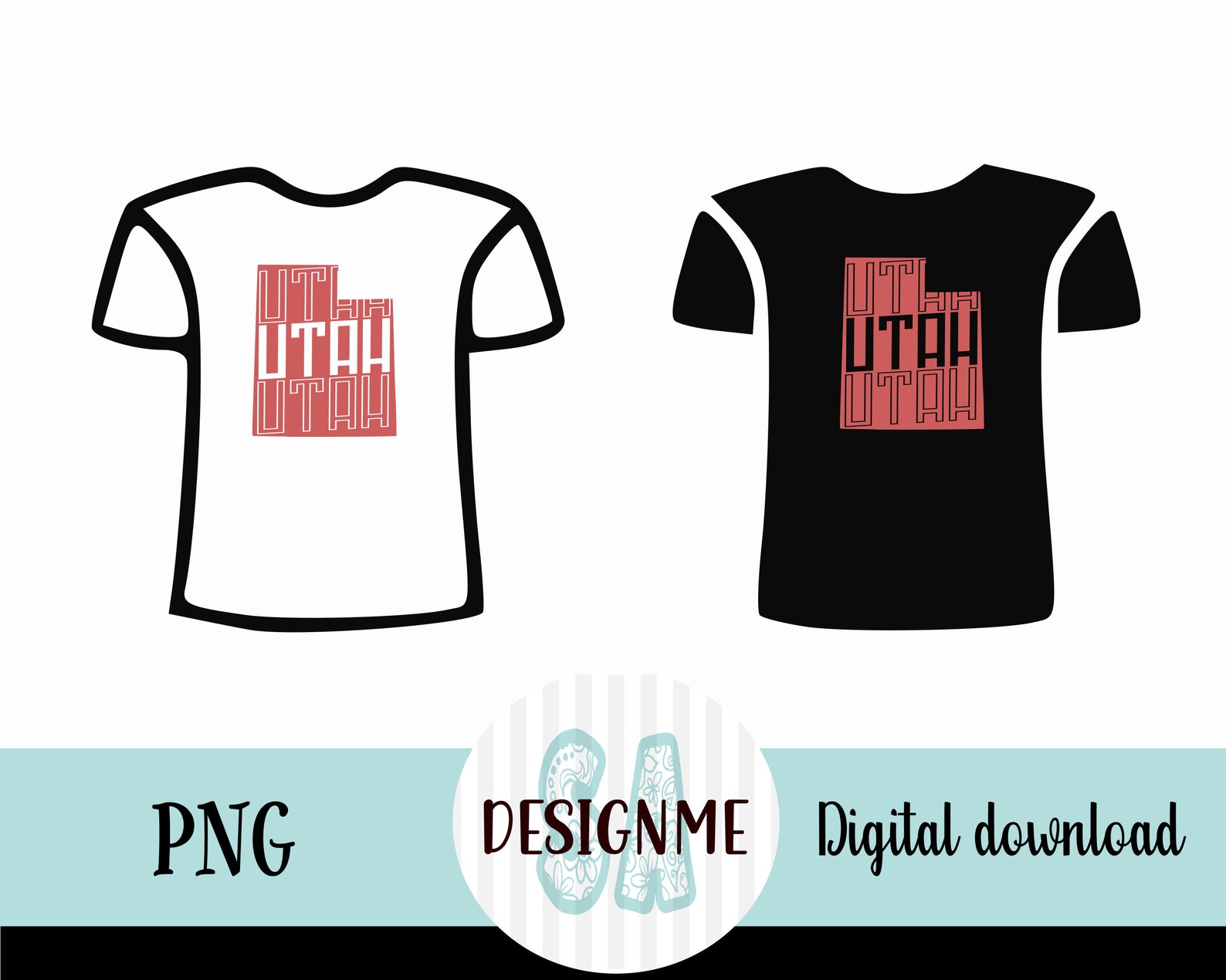 Utah Bundle Png, Utah Map and Font Png, Utah State Printable and ...