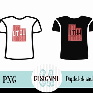 Utah Bundle Png, Utah Map and Font Png, Utah State Printable and ...
