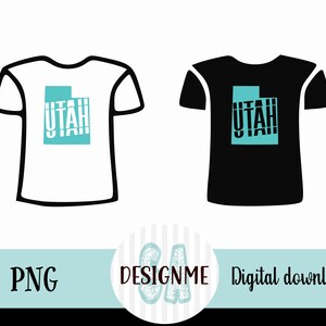 Utah Bundle Png, Utah Map and Font Png, Utah State Printable and ...