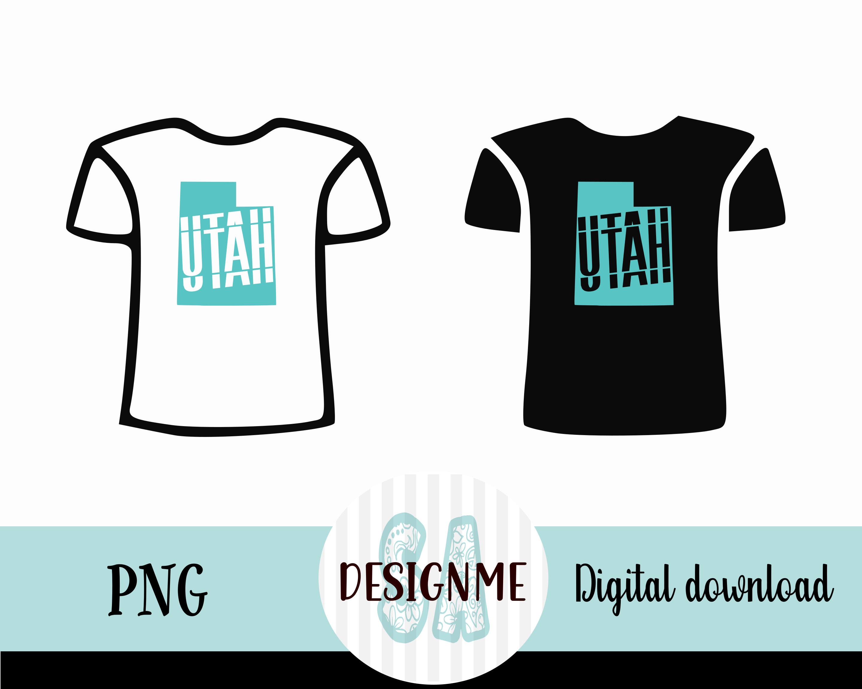 Utah Bundle Png, Utah Map and Font Png, Utah State Printable and ...