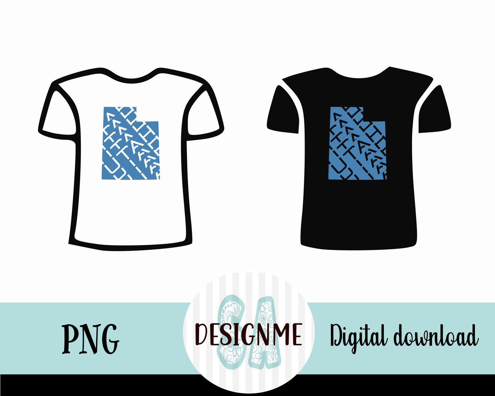 Utah Bundle Png, Utah Map and Font Png, Utah State Printable and ...