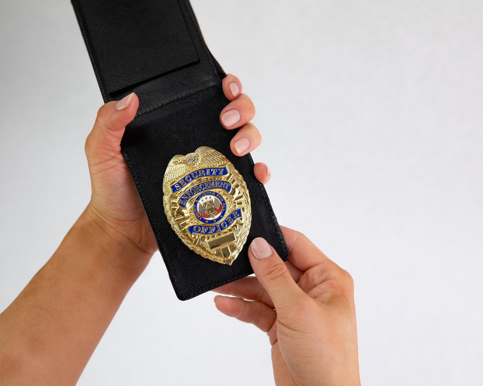 Kopp & Company Luxury Police Badge Wallet for Women in Law Enforcement ...