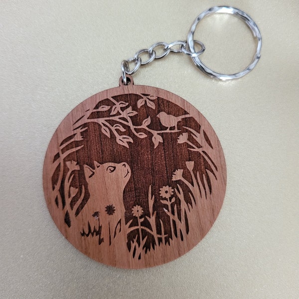 Laser Cut Keyring - Etsy UK