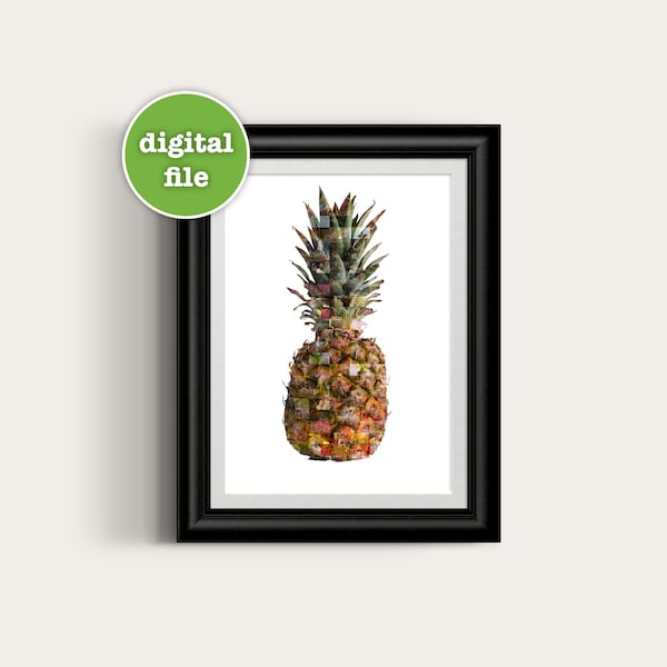 Pineapple Poster - Etsy