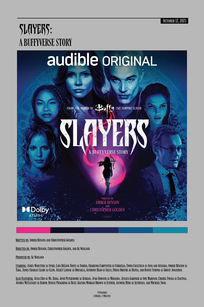 Slayers: A Buffyverse Story Poster Digital Download | Buffy the Vampire ...