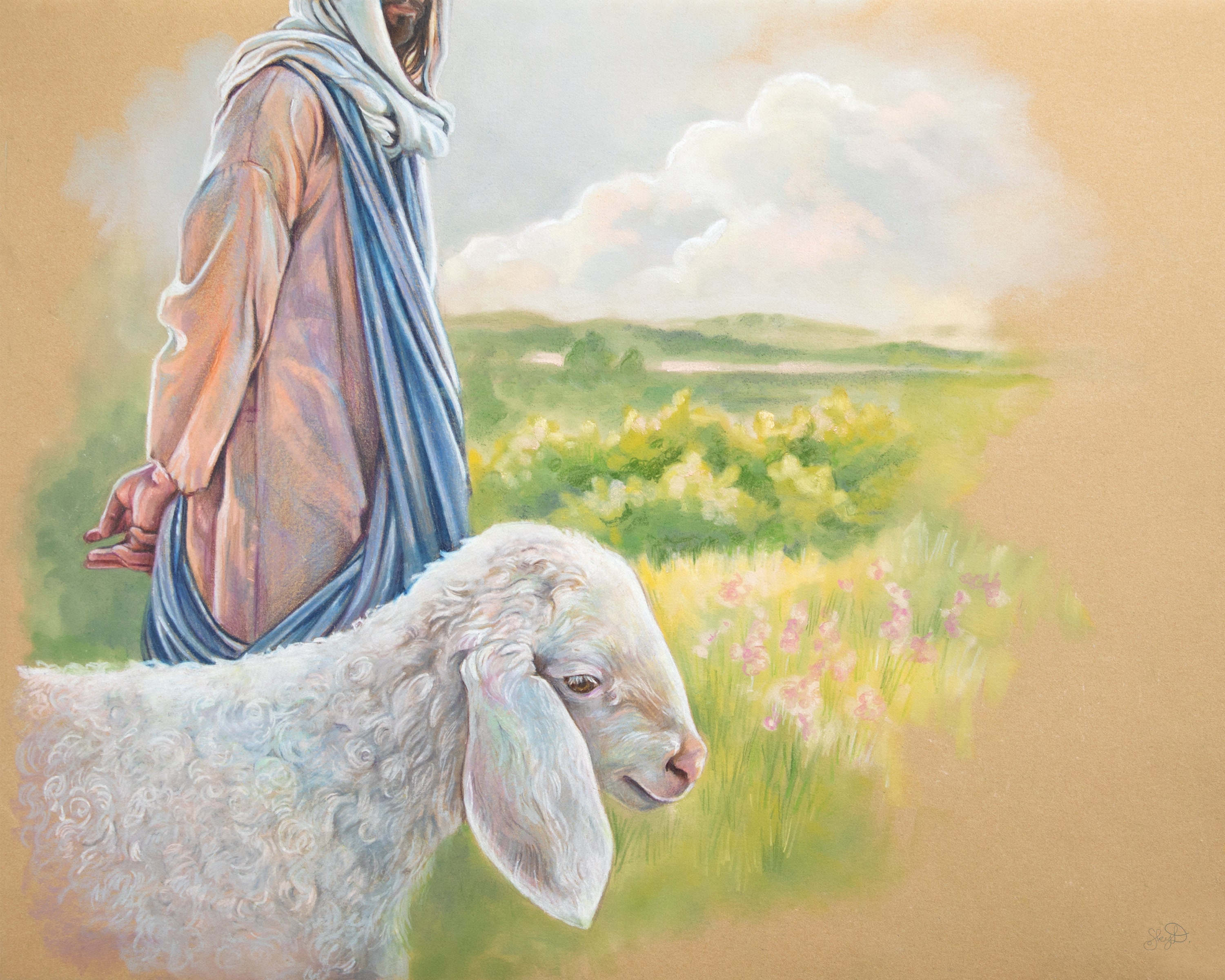 Behold the Lamb of God | Christian Art | Realistic Christian Art Print ...