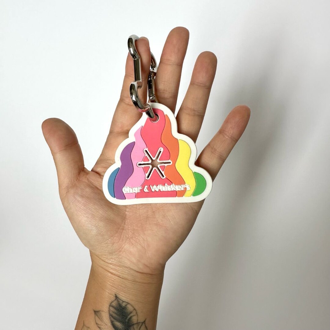 Rainbow Poo Poop Loop - Etsy