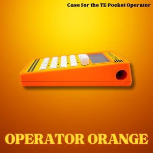 Pocket Operator Case OPERATOR ORANGE 3D Printed Case for Teenage ...
