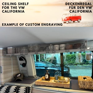VW California T5, T6 Ceiling Cabinet - 2.0 Overhead Shelf for Kitchen ...