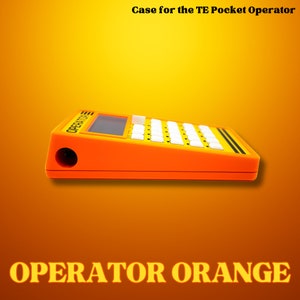Pocket Operator Case OPERATOR ORANGE 3D Printed Case for Teenage ...