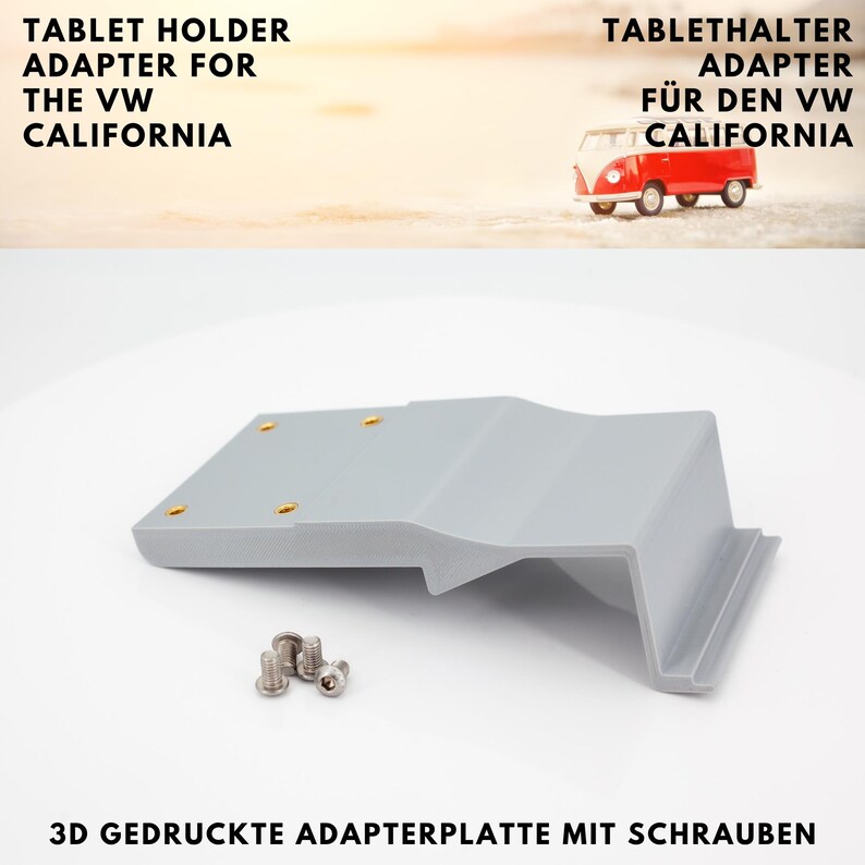 3D Printed Adapter Plate for iPad Holder / Tablet Holder for VW ...