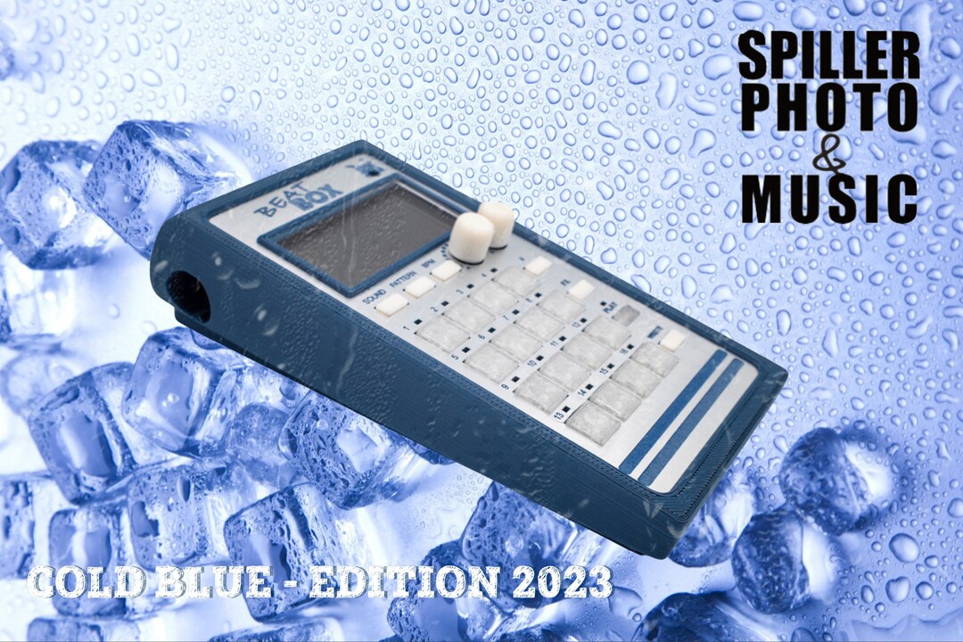Pocket Operator Case - Beat Box Cold Blue - 3d-printed Enclosure for ...