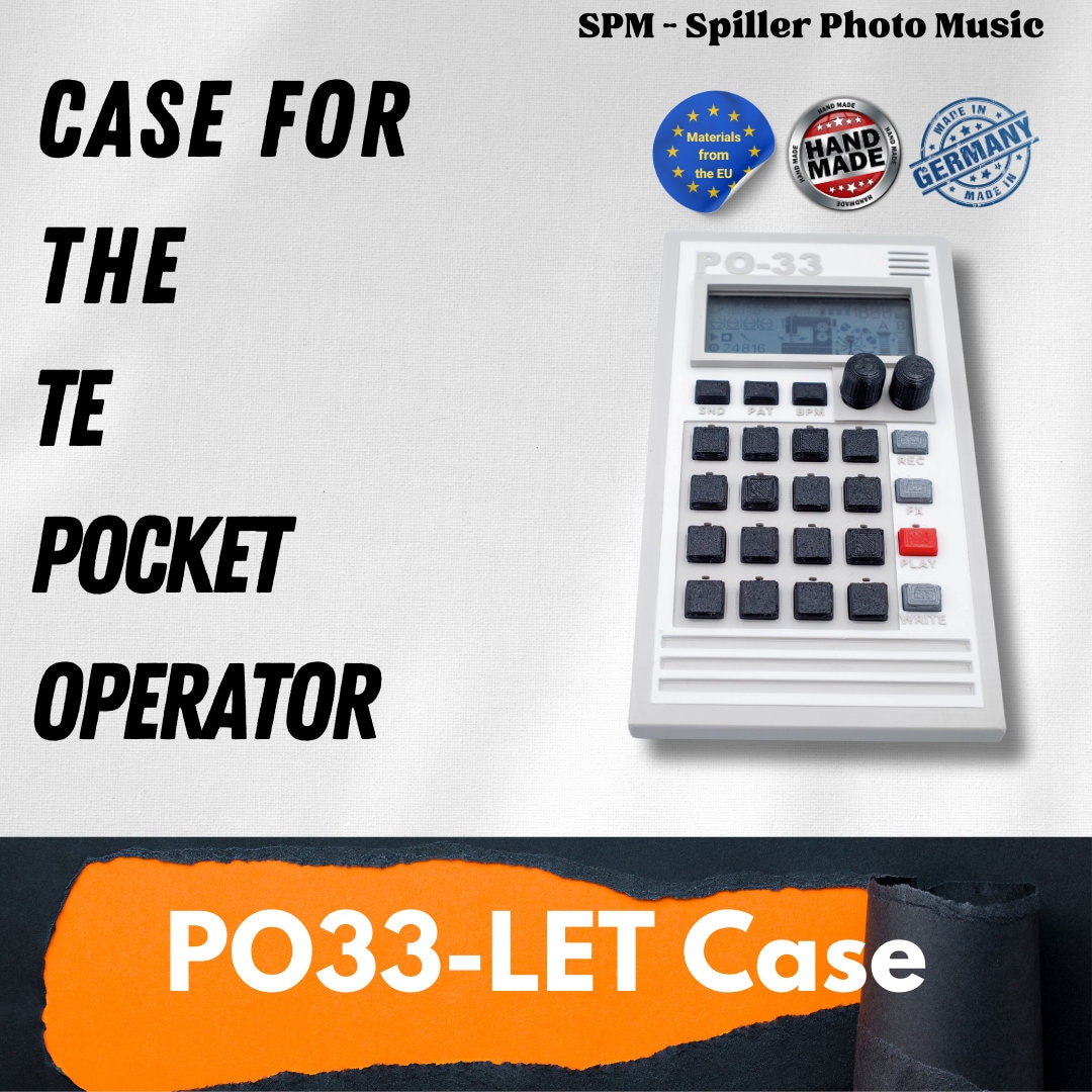 PO33-LET 3D Printed Case for the Teenage Engineering Pocket Operator - Etsy