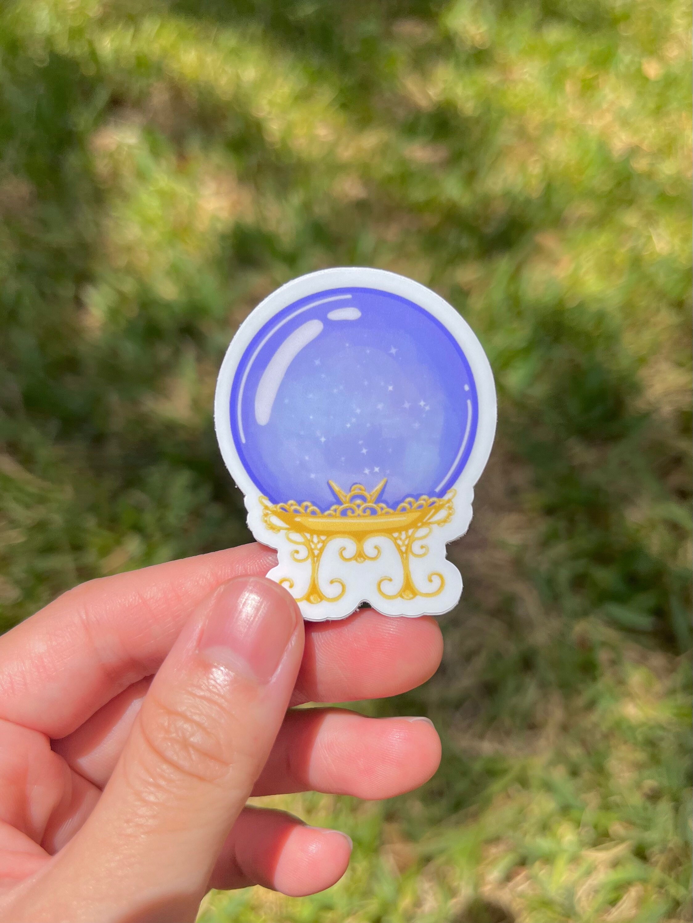 Crystal Ball Sticker Magical Sticker Magic Sticker Crystal - Etsy