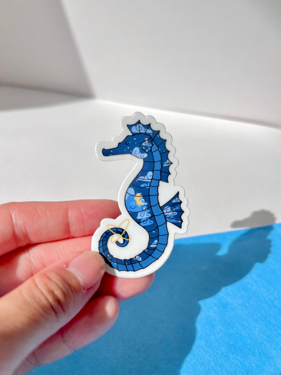 Sea Horse Sticker, Sea Horse Decal, Water Bottle Sticker, Laptop ...