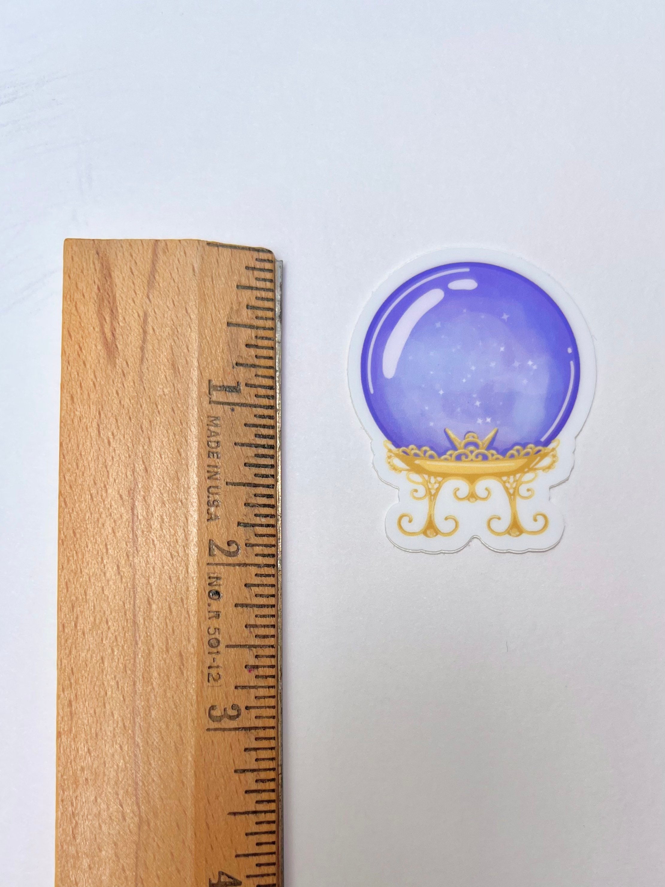 Crystal Ball Sticker Magical Sticker Magic Sticker Crystal - Etsy