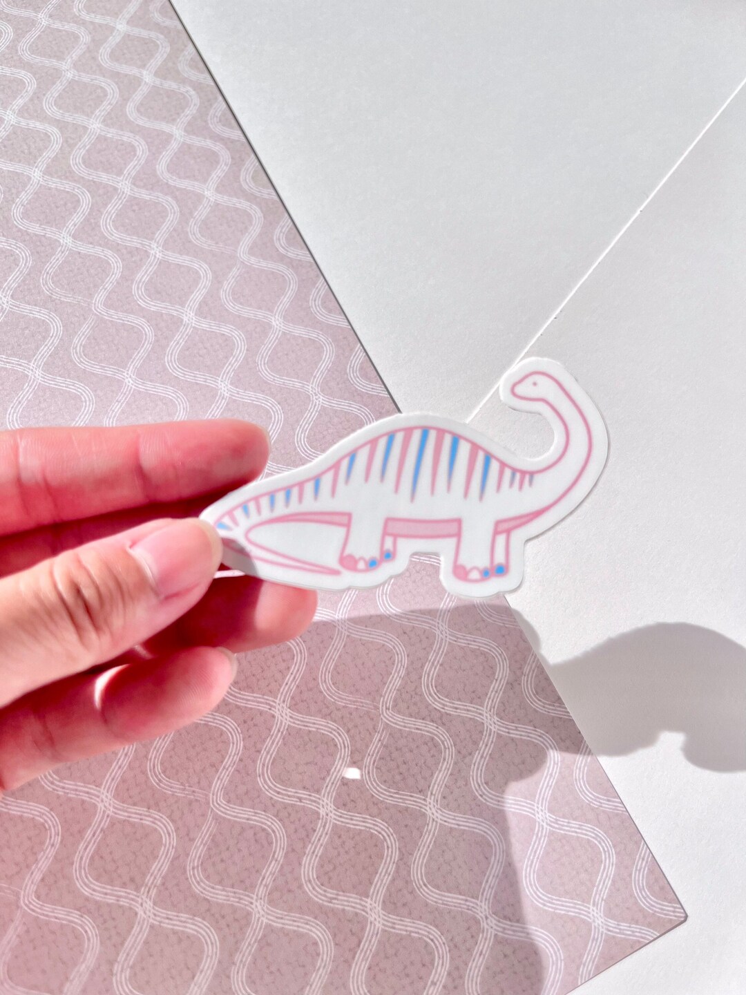 Transgender Flag Dino Sticker, Pride Sticker, Trans Sticker, Pride ...