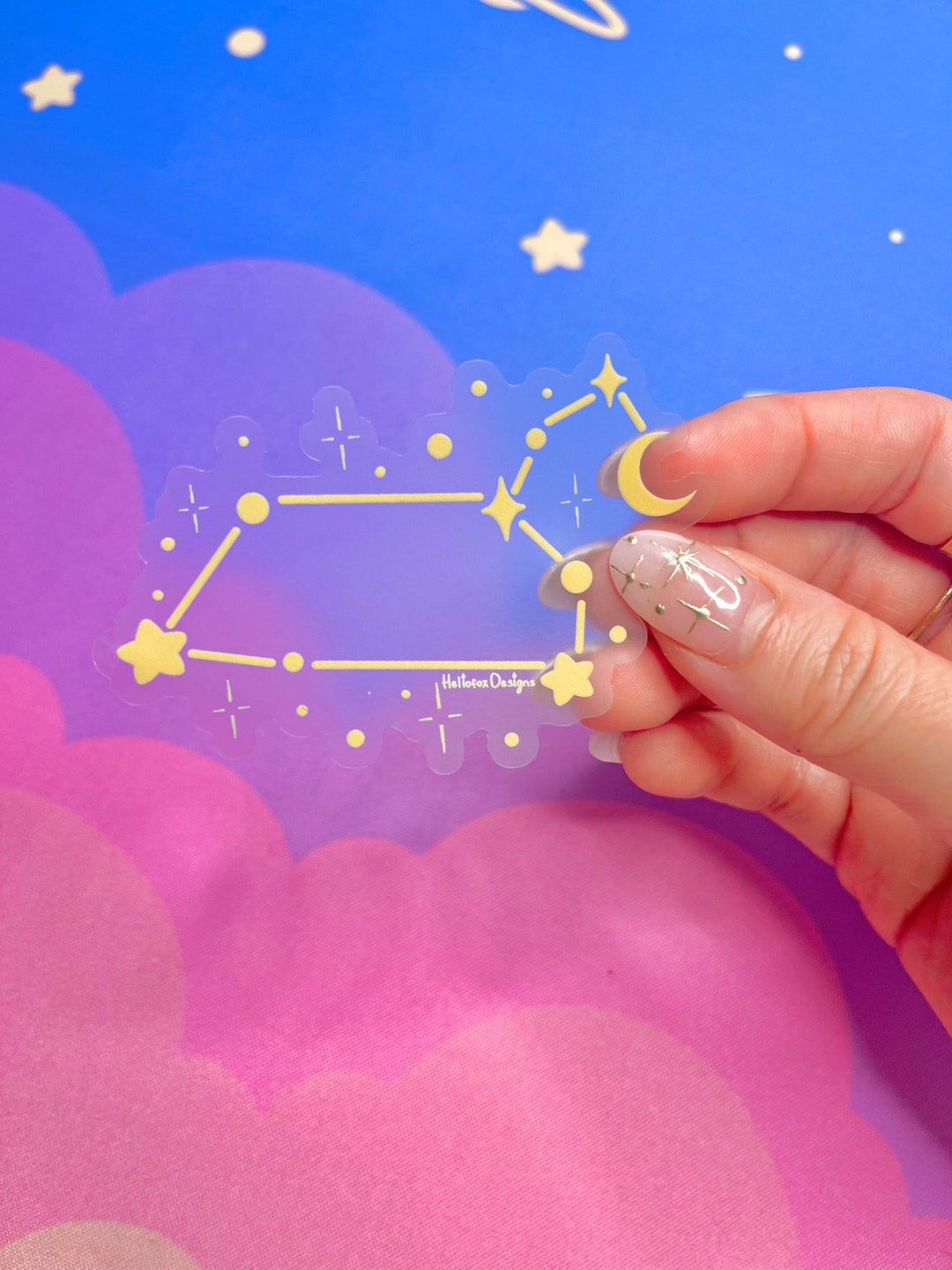 Leo Constellation Sticker, Leo Sticker, Zodiac Sticker, Constellation ...