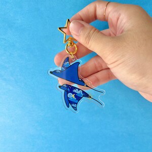Manta Rays Acrylic Keychain, Keychains, Cute Keychains, Acrylic ...