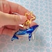 Acrylic Whale Keychain, Whale Keychain, Humpback Whale Keychain, Whale ...
