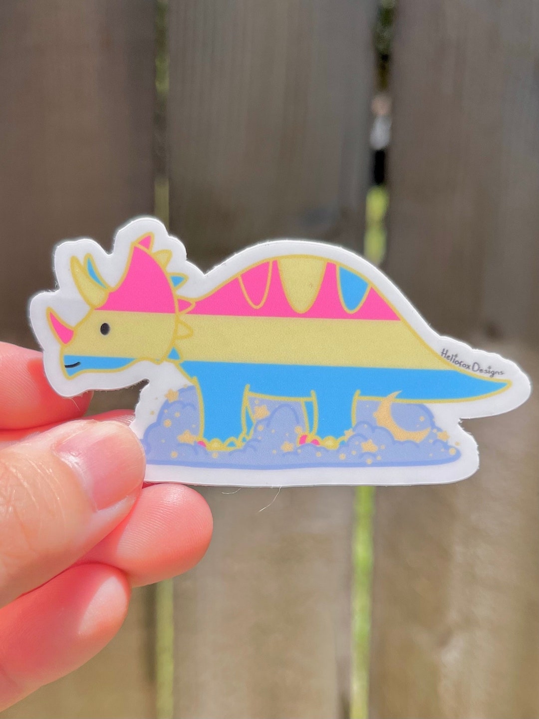 Pan Pride Sticker, Pride Decal, Pride Sticker, LGBTQIA Sticker ...
