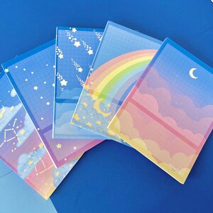 Gridded Notepad, Stationery, Stationery Set, Notepads Cute, Notepads ...