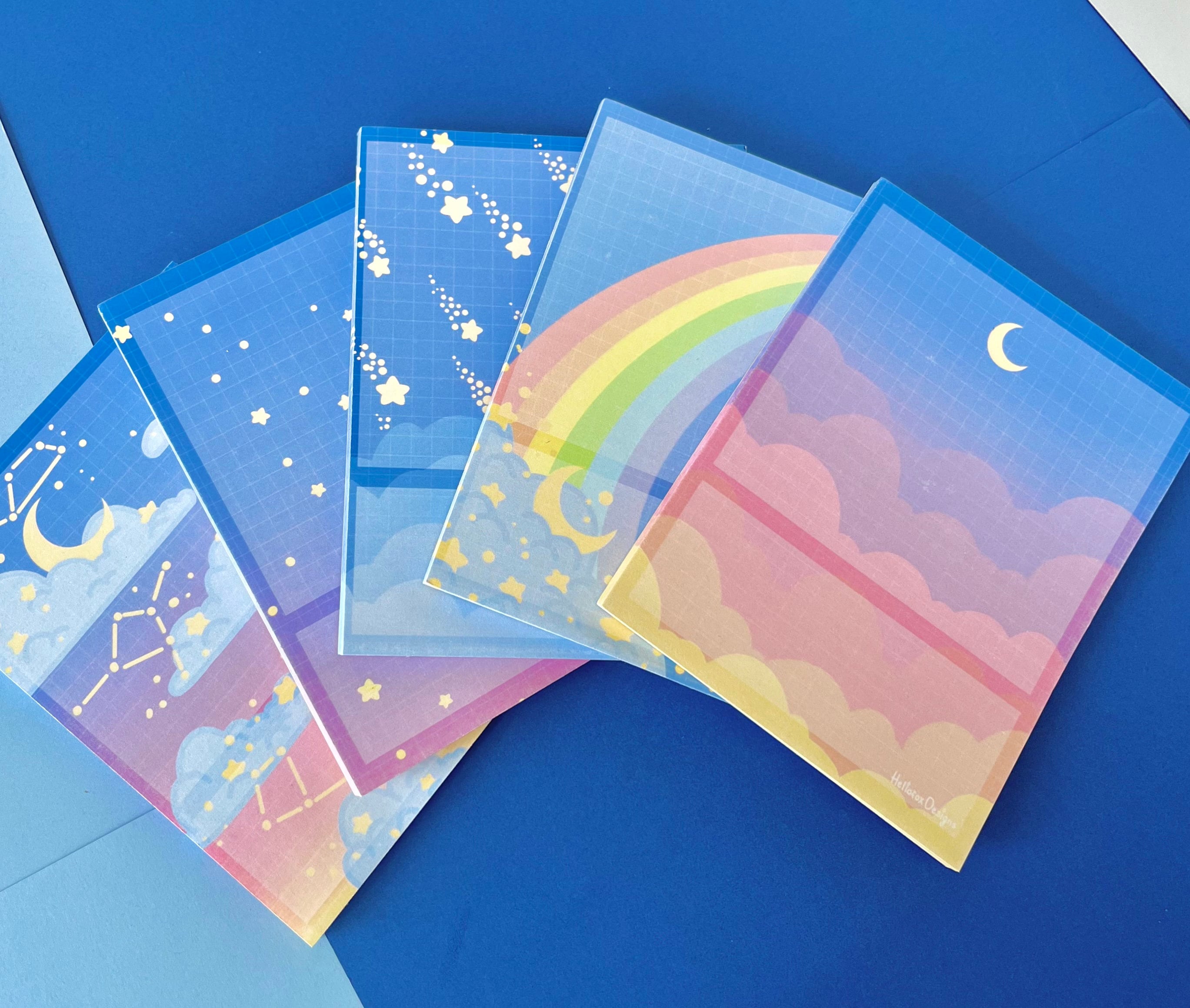 Gridded Notepad, Stationery, Stationery Set, Notepads Cute, Notepads ...