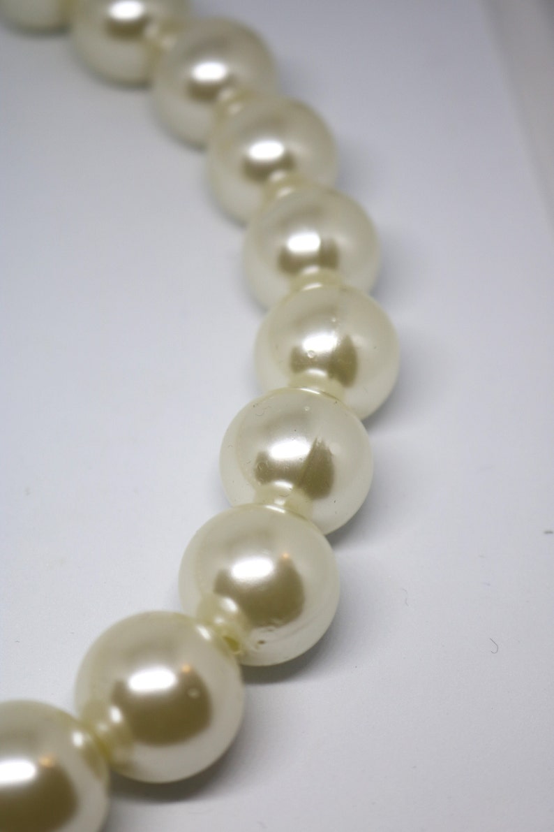 Chunky Pearl Necklace - Etsy