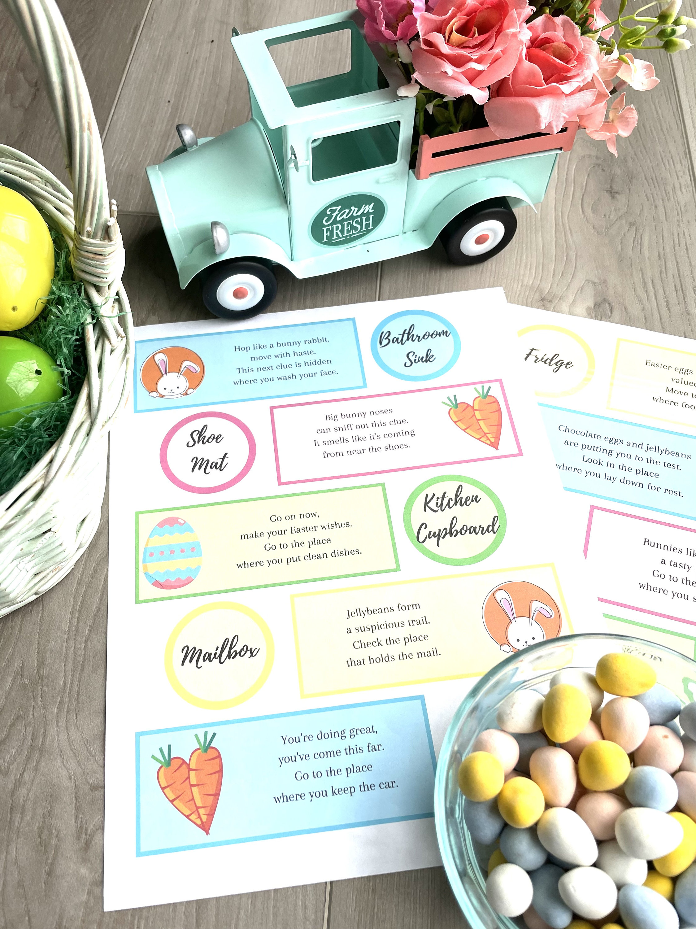 PRINTABLE Easter Activities | Easter Bingo | Easter Scavenger Hunt ...