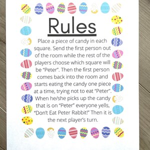 Don't Eat Pete - Peter Rabbit | PRINTABLE Board Game | Easter Activity ...
