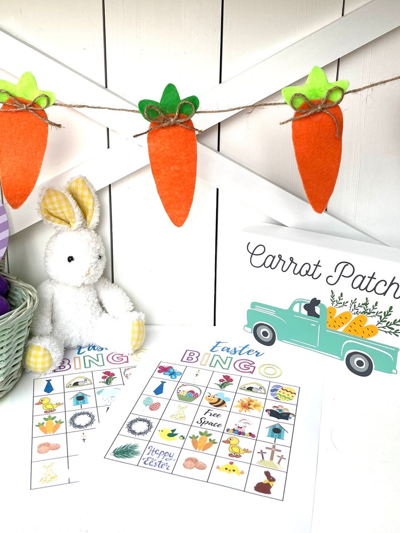 Easter Bingo Cards| Easter Games for Kids | Printable Bingo Cards ...