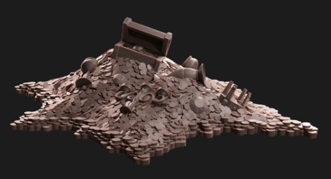 Gold Pile | Horde of Gold - Etsy