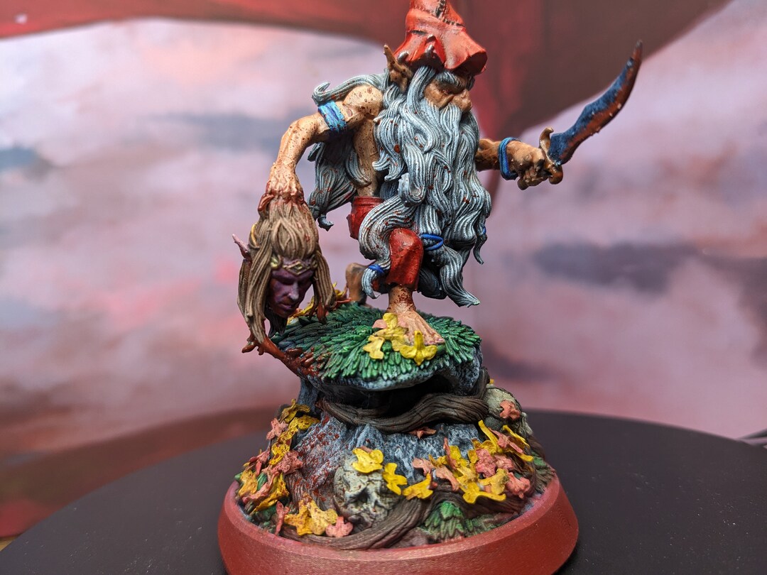 Redcap Gnome || Assassin || Head Hunter - Etsy
