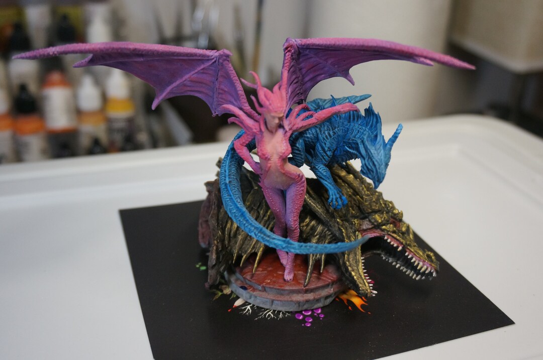 Queen of Chaos Dungeons and Dragons Painted - Etsy