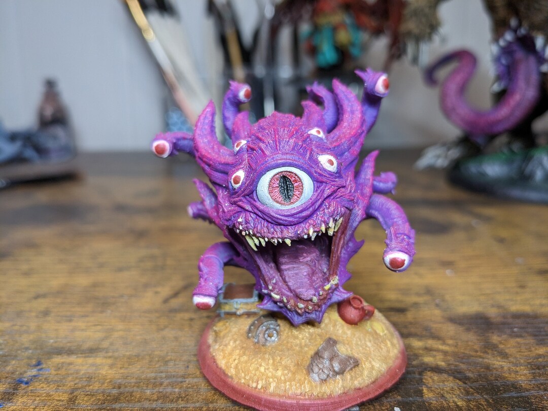 Smiling Beholder D&D BBG Pathfinder Fantasy - Etsy