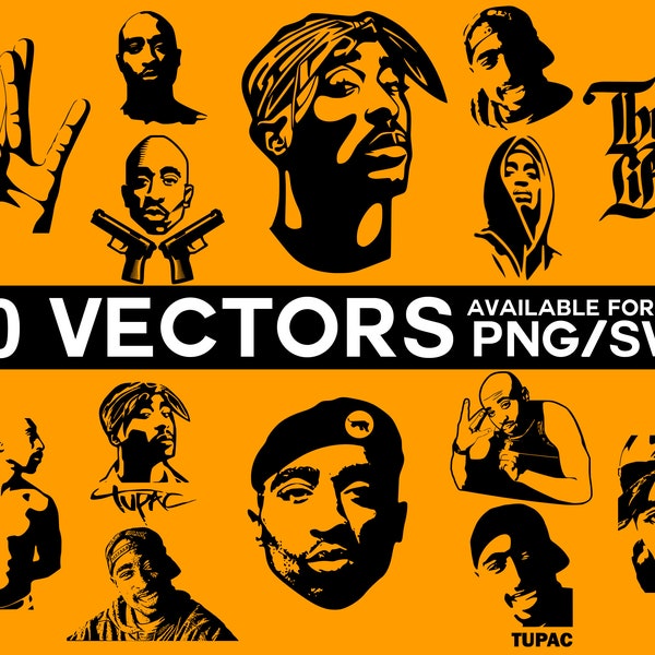 Tupac Svg - Etsy