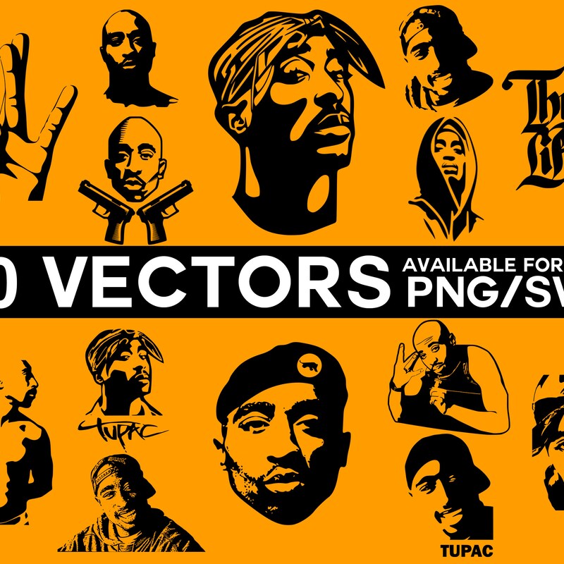 Tupac Svg - Etsy